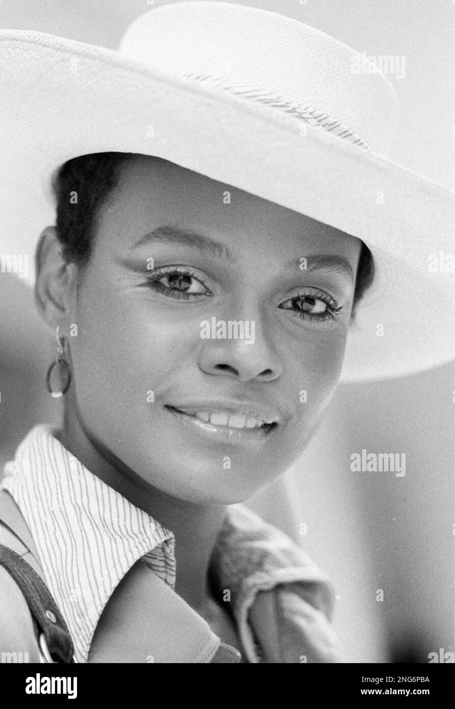 Actress Tamara Dobson is seen in New York, July 9, 1973. Ms. Dobson is ...