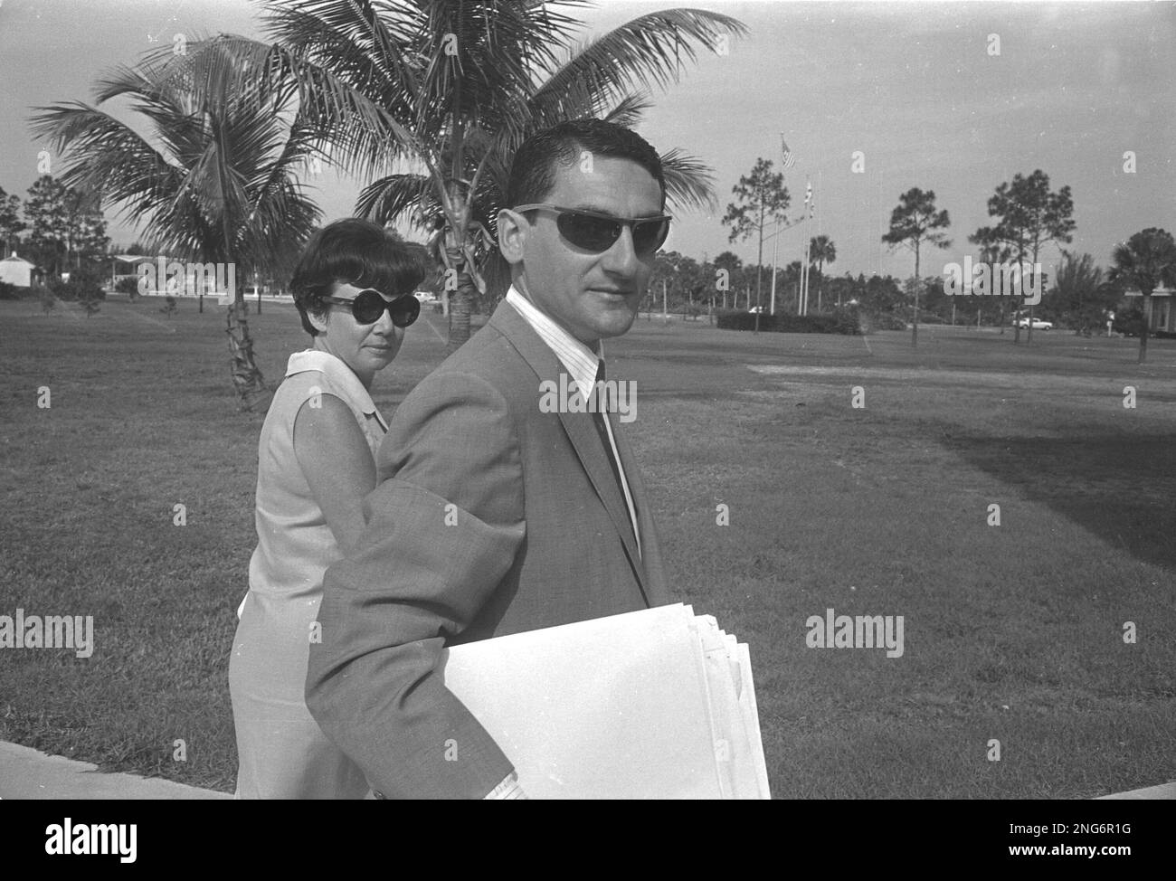 Dr. Carl A. Coppolino and his second wife Mary leave court at Naples ...
