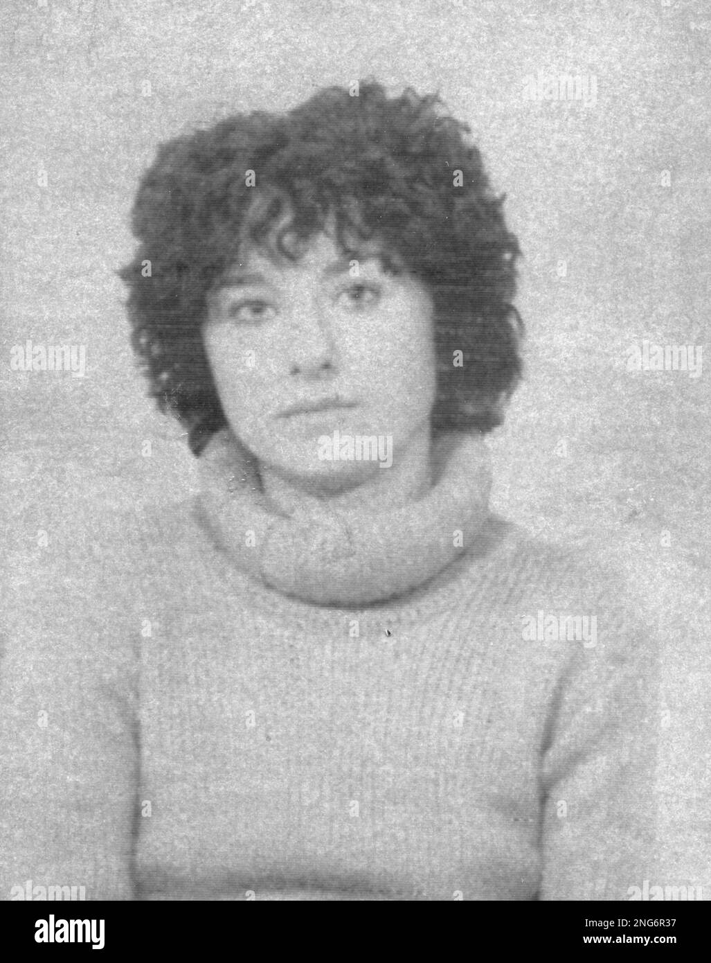 A police handout of a 1970's portrait of German Terrorist Gabriele ...