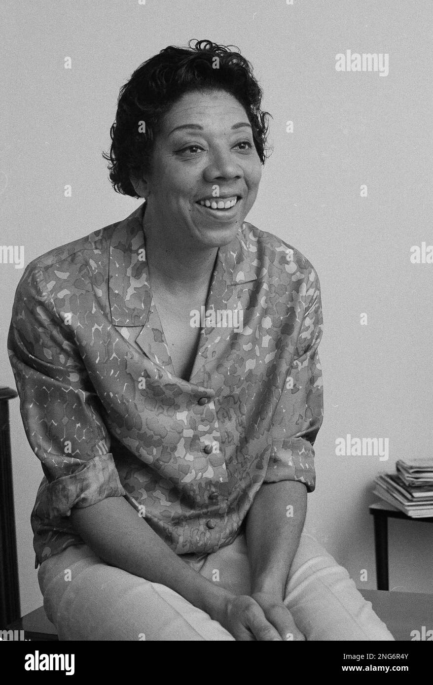 Former tennis star Althea Gibson is seen in her East Orange, N.J ...