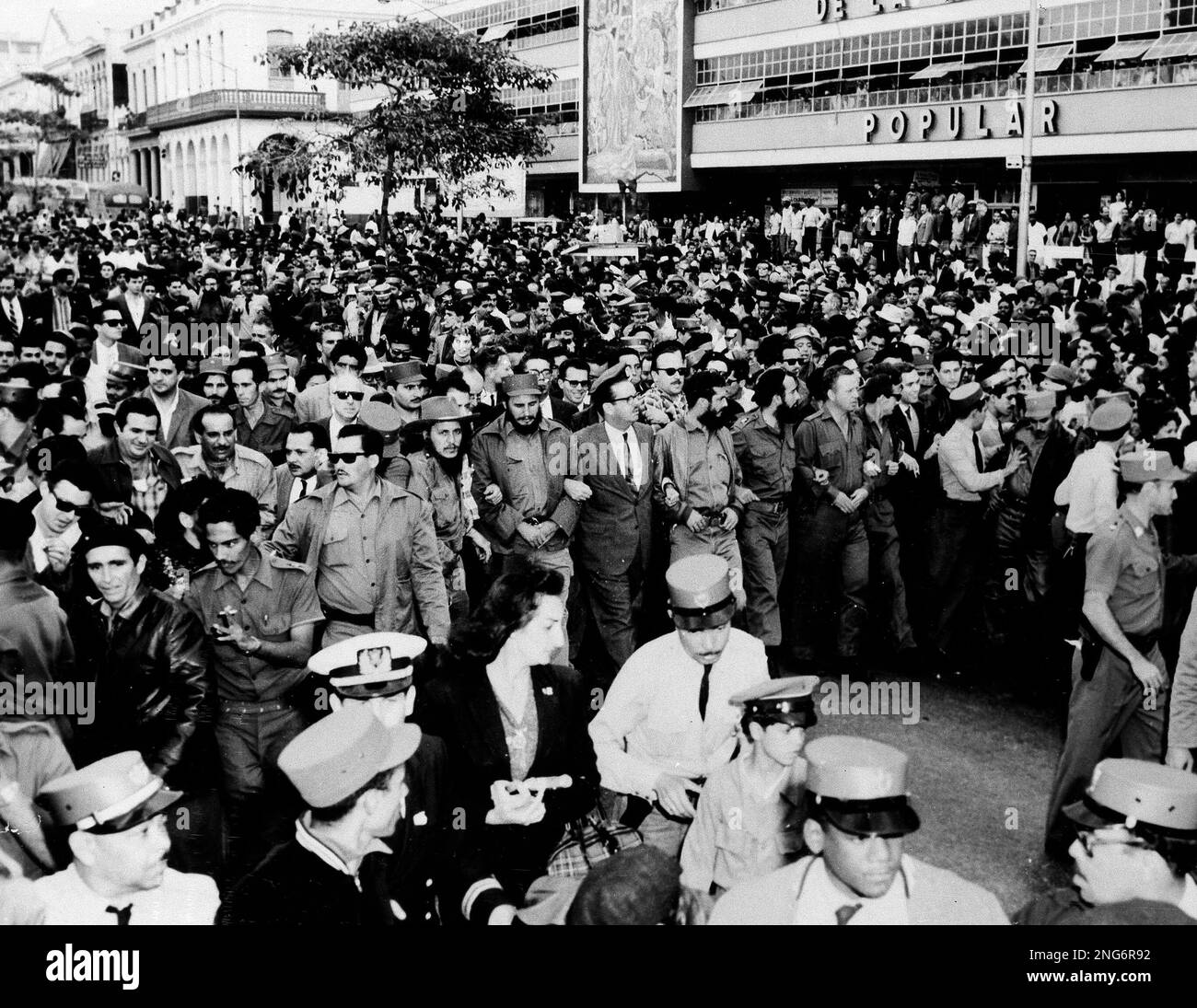 Cuban Premier Fidel Castro, left, and President Osvaldo Dorticos, in ...