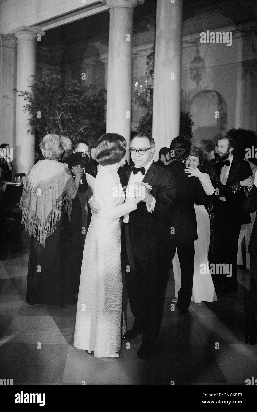 President Gerald Ford dances with Nusrat Bhutto, wife of Pakistani ...