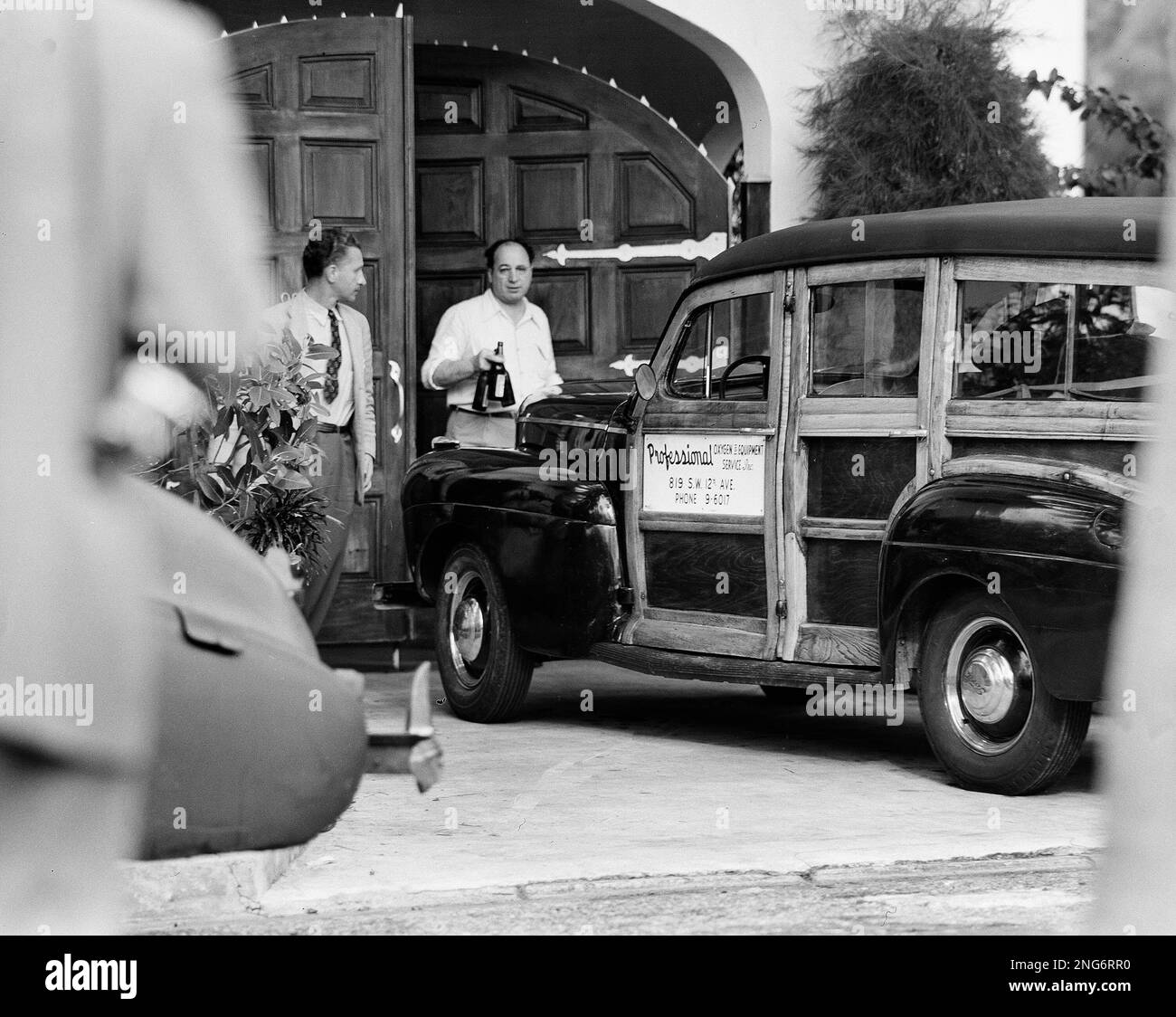 Ralph Capone, brother of the critically ill gangster Al Capone, brings ...