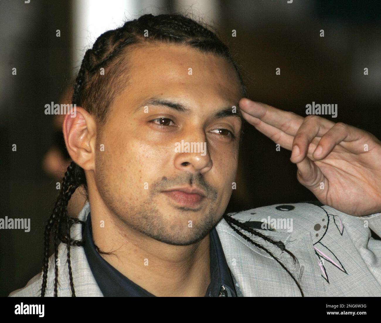 Jamaican singer Sean Paul arrives at the Cannes festival palace, to ...
