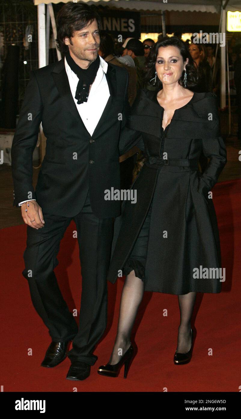 Australian singer Tina Arena arrives at the Cannes festival palace,with ...