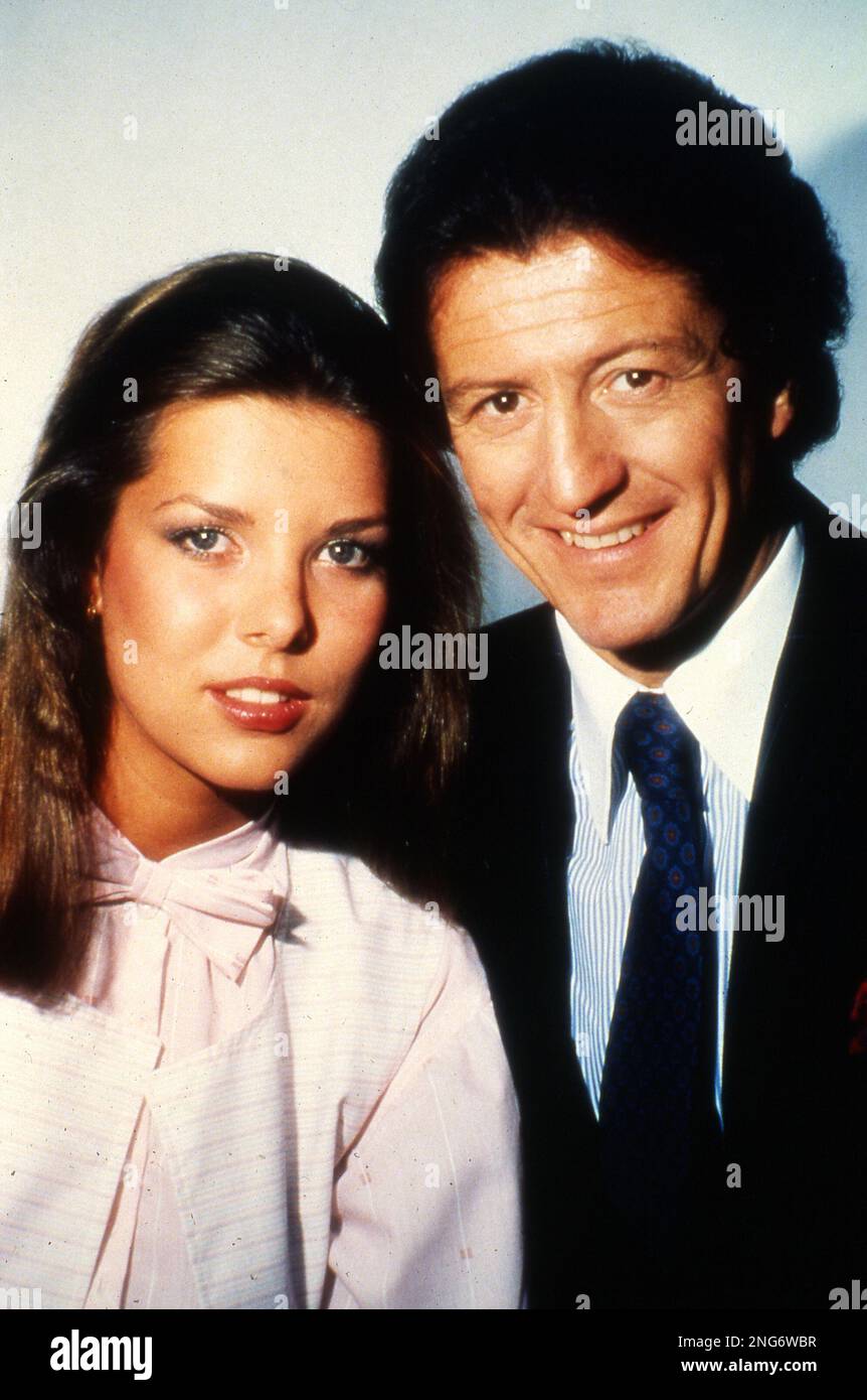 Princess Caroline of Monaco poses with her husband to be, Paris fincier ...