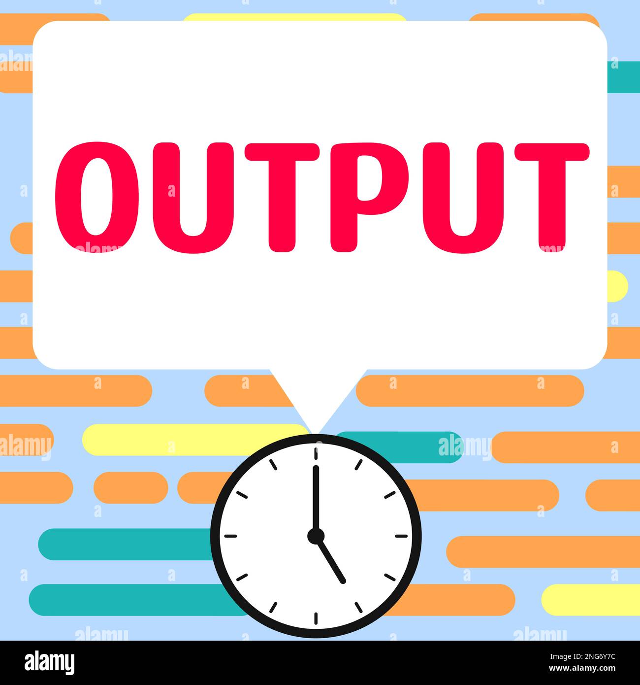 Conceptual display Output. Business concept the final result of ...