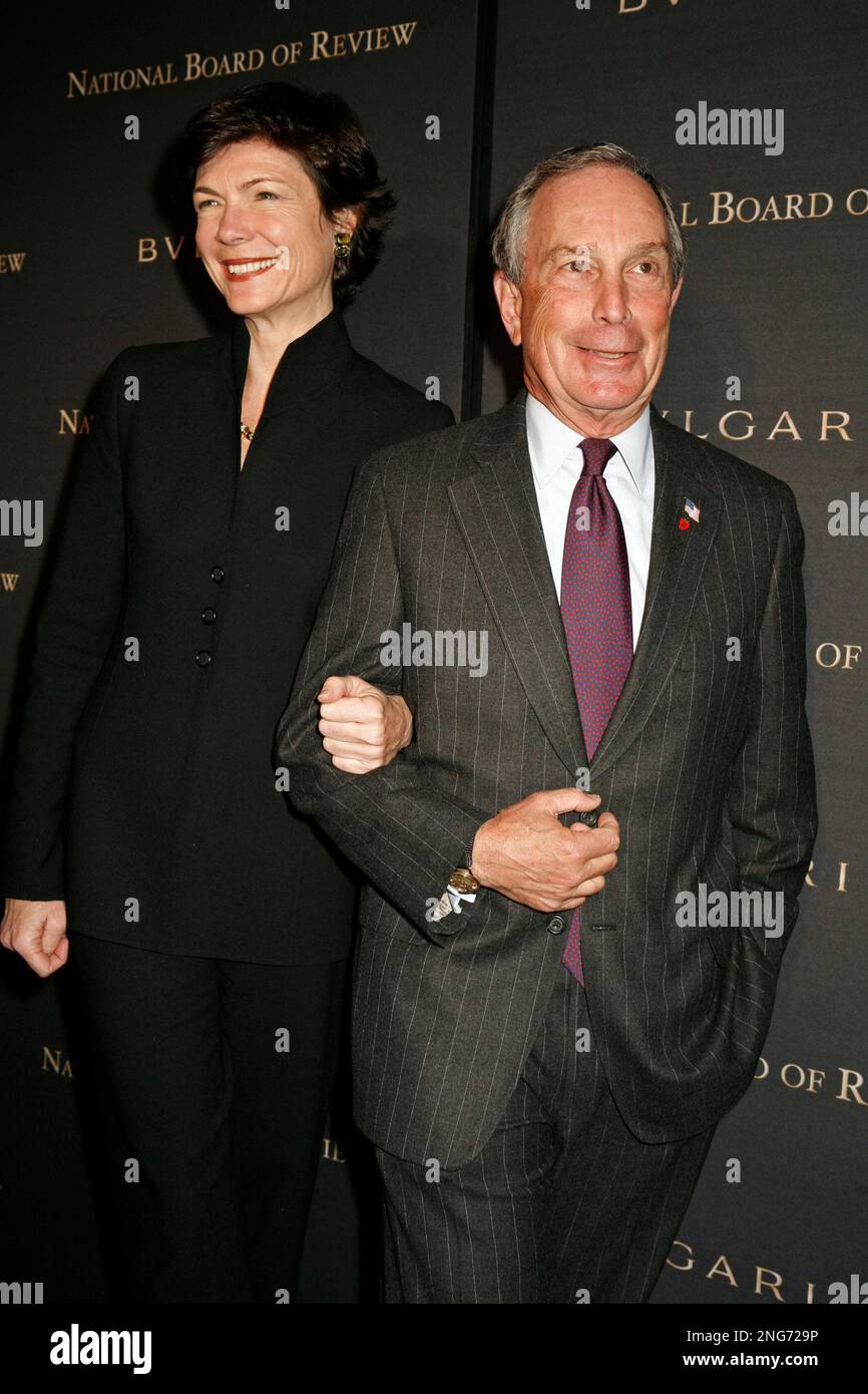 New York City Mayor Michael Bloomberg and his companion Diana Taylor ...