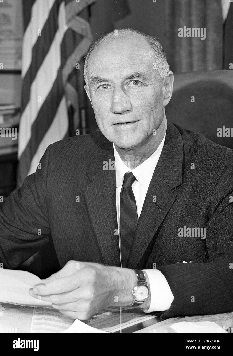 Sen. Strom Thurmond (R-South Carolina) is pictured in his Capitol Hill ...