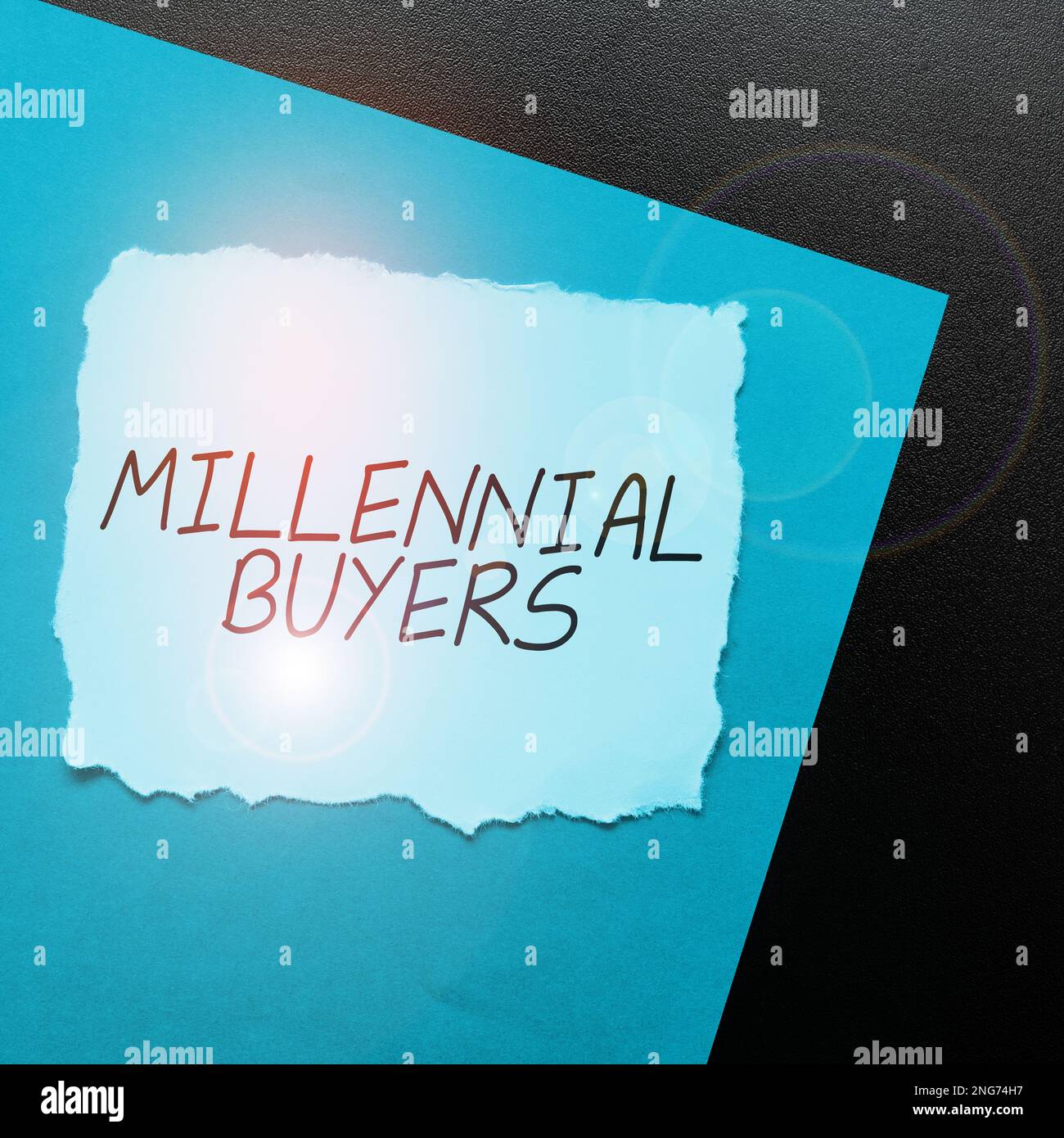 Handwriting text Millennial Buyers. Business overview Type of consumers ...