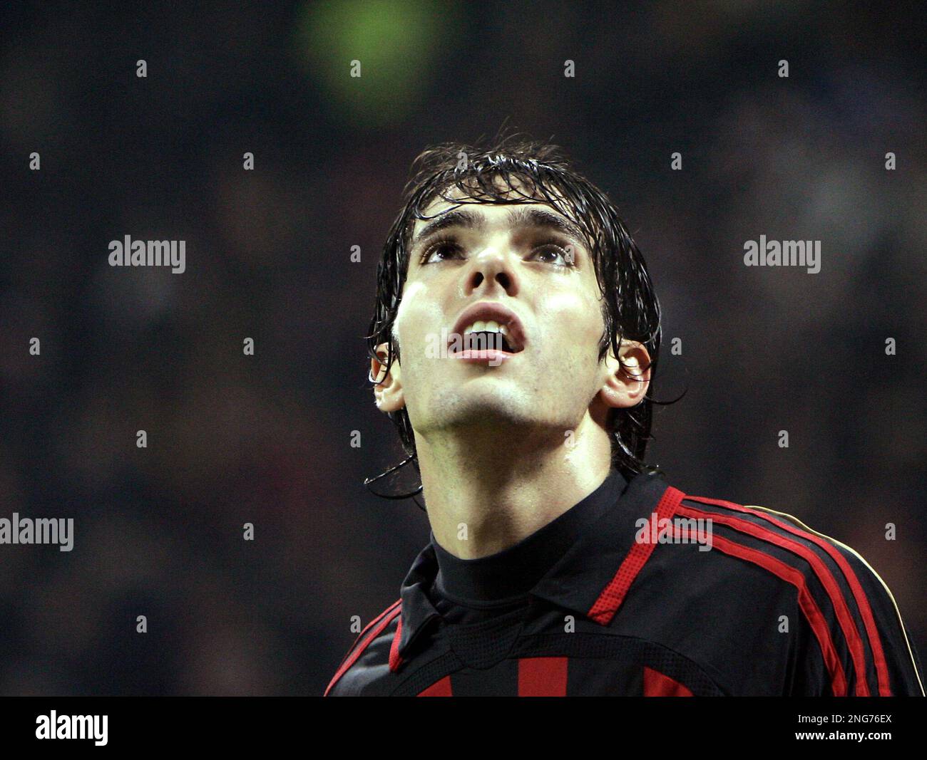 AC Milan Brazilian soccer star Kaka looks on during the Italian first ...