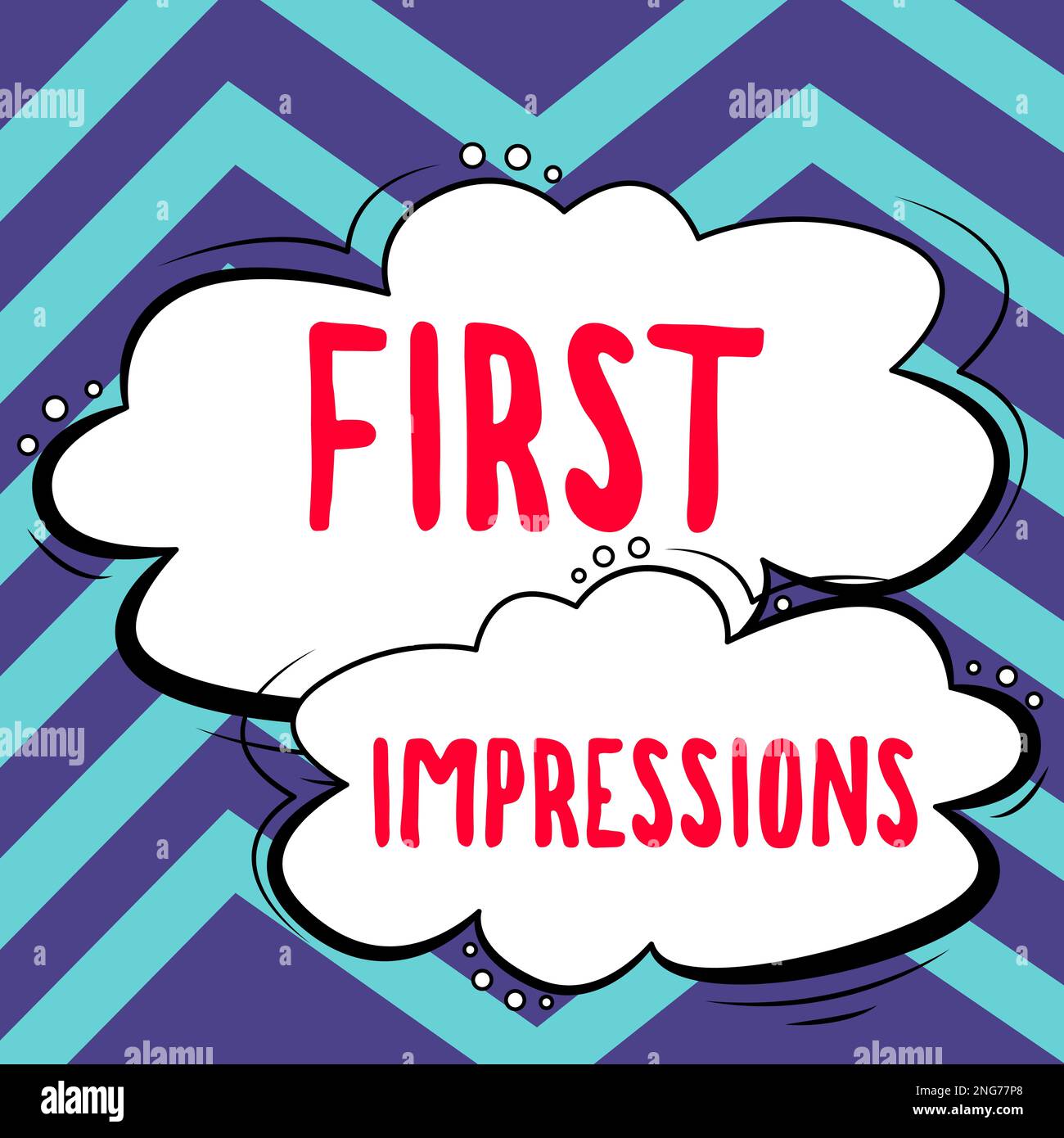 Conceptual caption First Impressions. Internet Concept What a person ...
