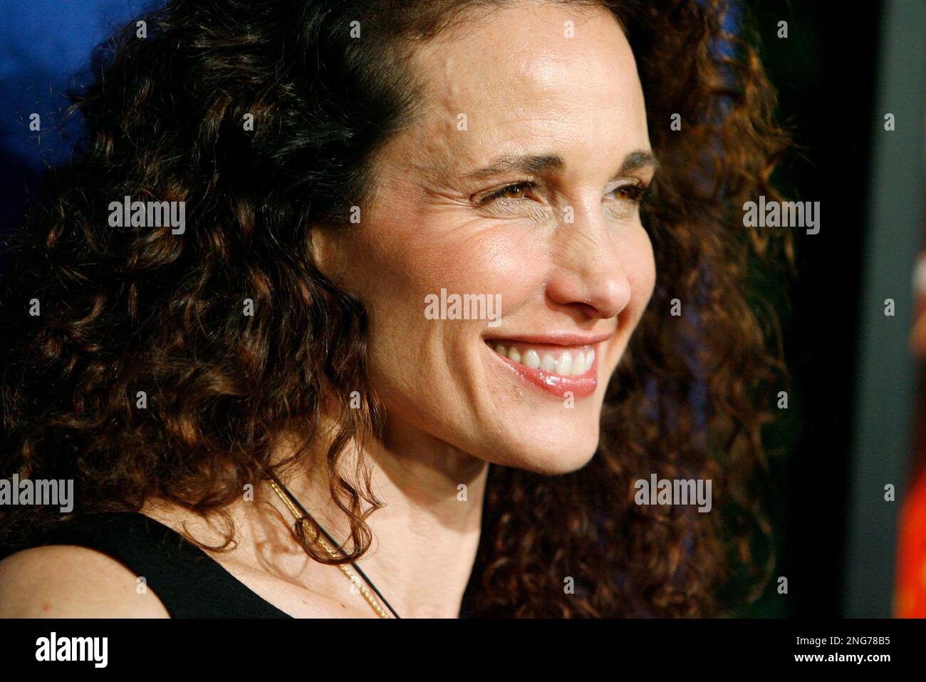 Actress Andie MacDowell arrives at the Los Angeles premiere of ...