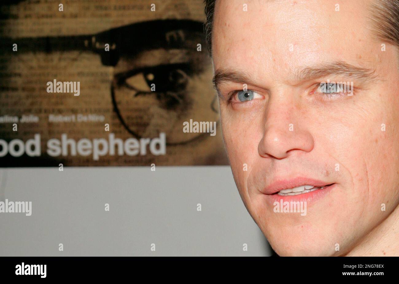 Actor Mat Damon arrives to the premiere of her new movie "The Good ...