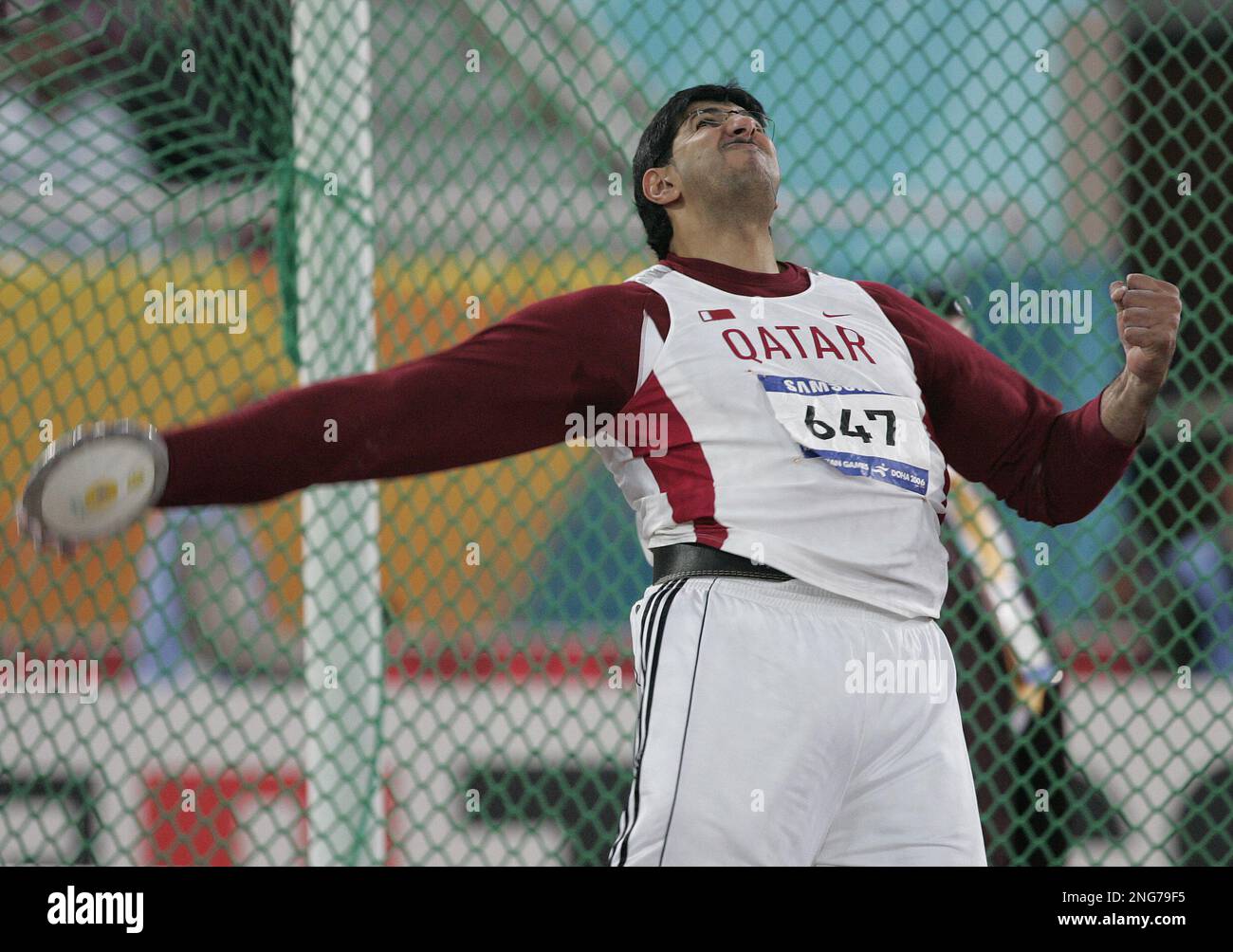 Qatar's Rashid Shafi Al Dosari competes on his way to winning the ...