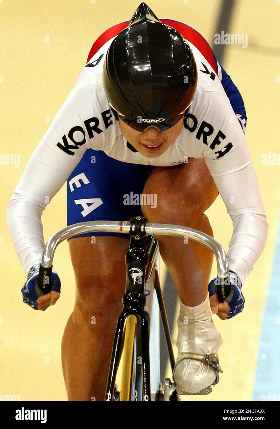South Korea's You Jin-a races on her way to capture the brone medal in ...