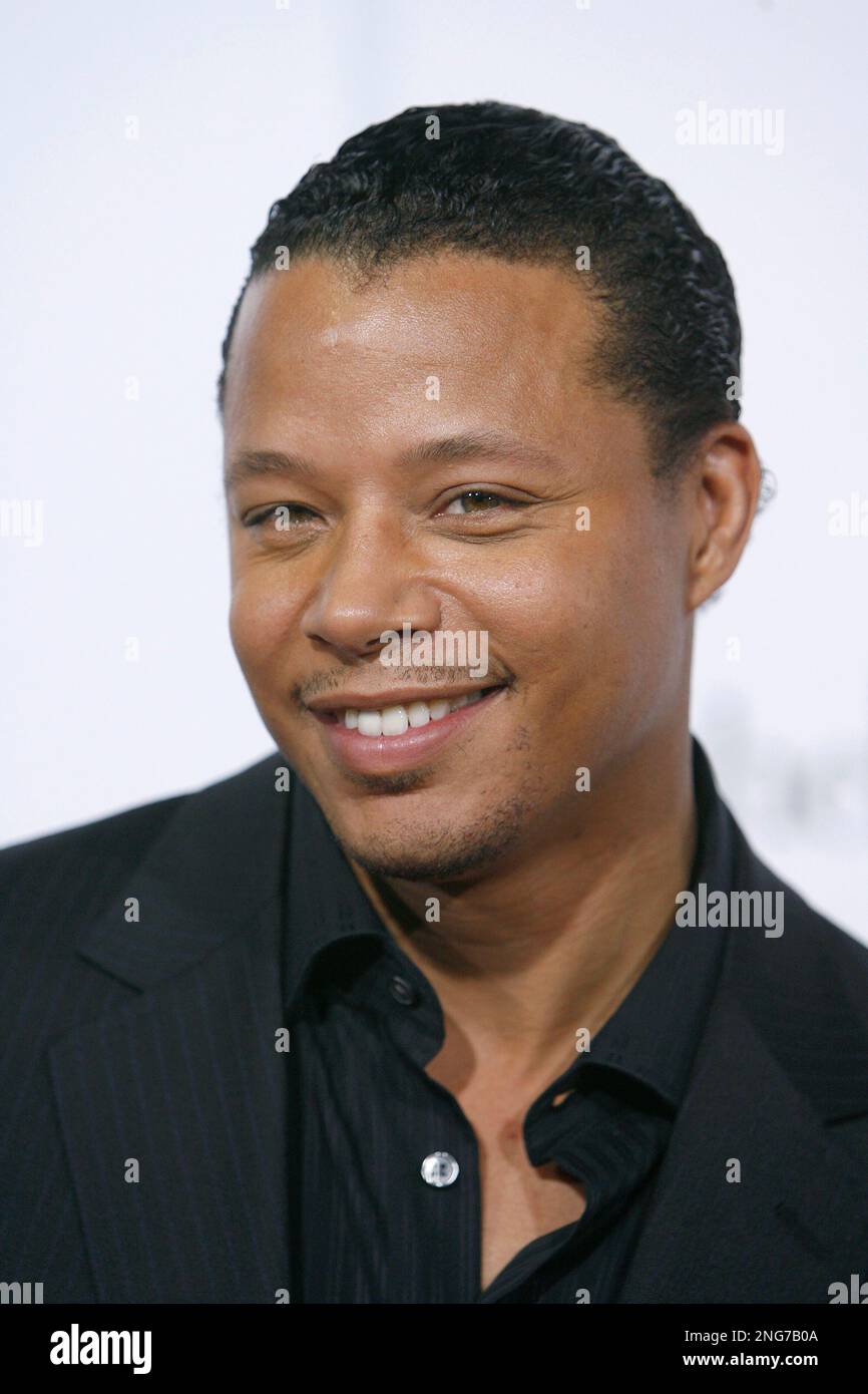 Actor Terrence Howard arrives at the film premiere of "Pursuit of ...