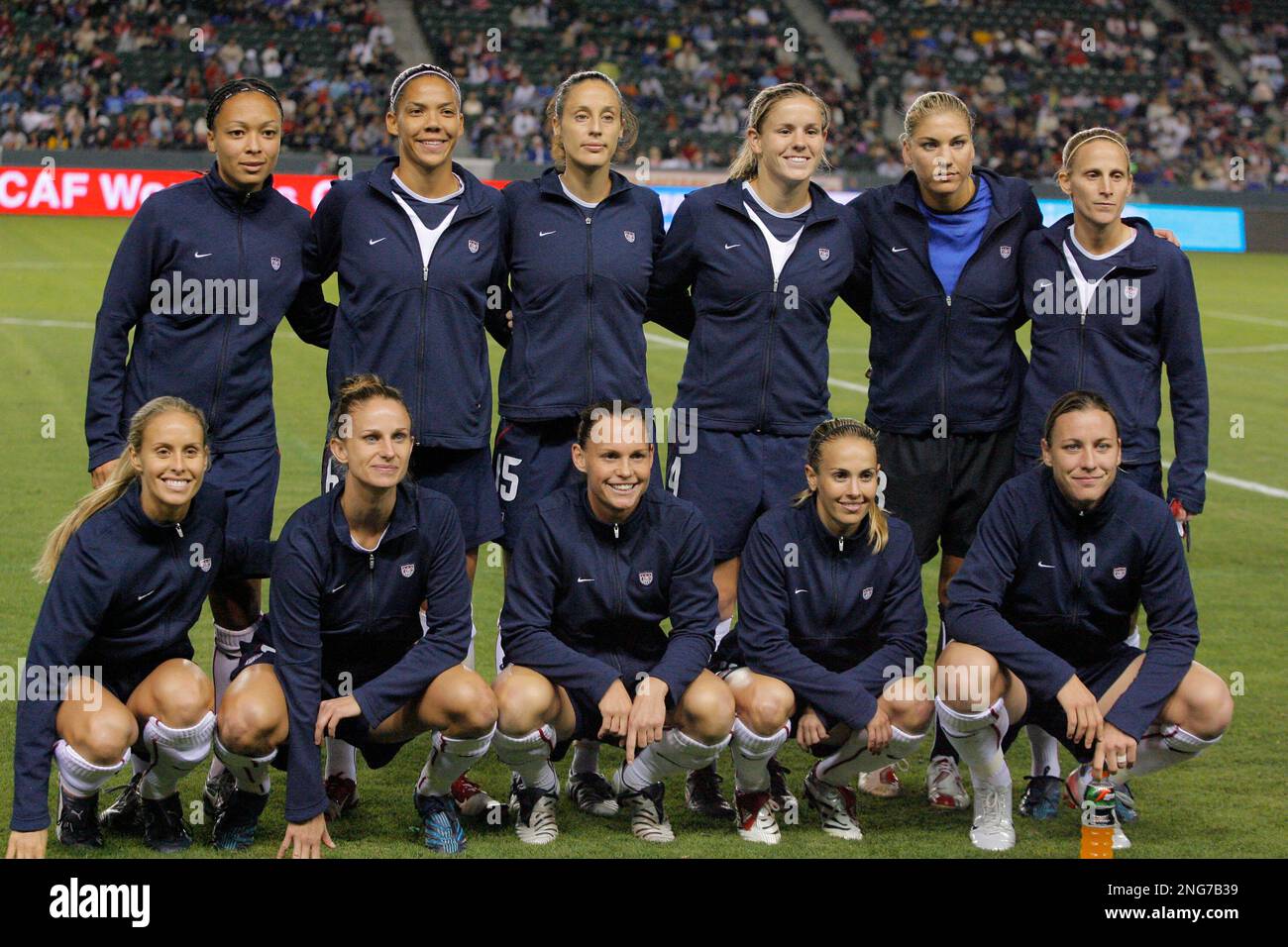 The United States starting line up post of a photo before the Gold Cup ...