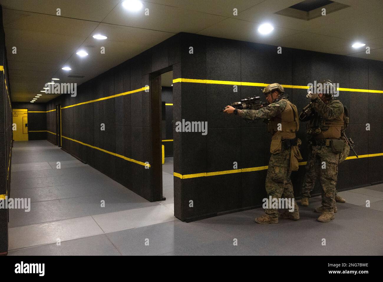 U.S. service members with Marine Rotational Force-Southeast Asia (MRF ...