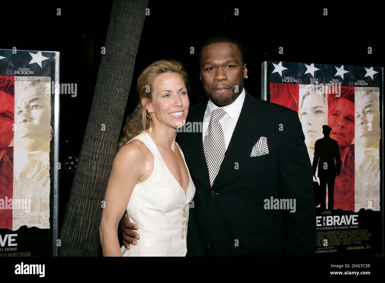 Actor/rapper Curtis "50 Cent" Jackson, right, and singer Sheryl Crow ...