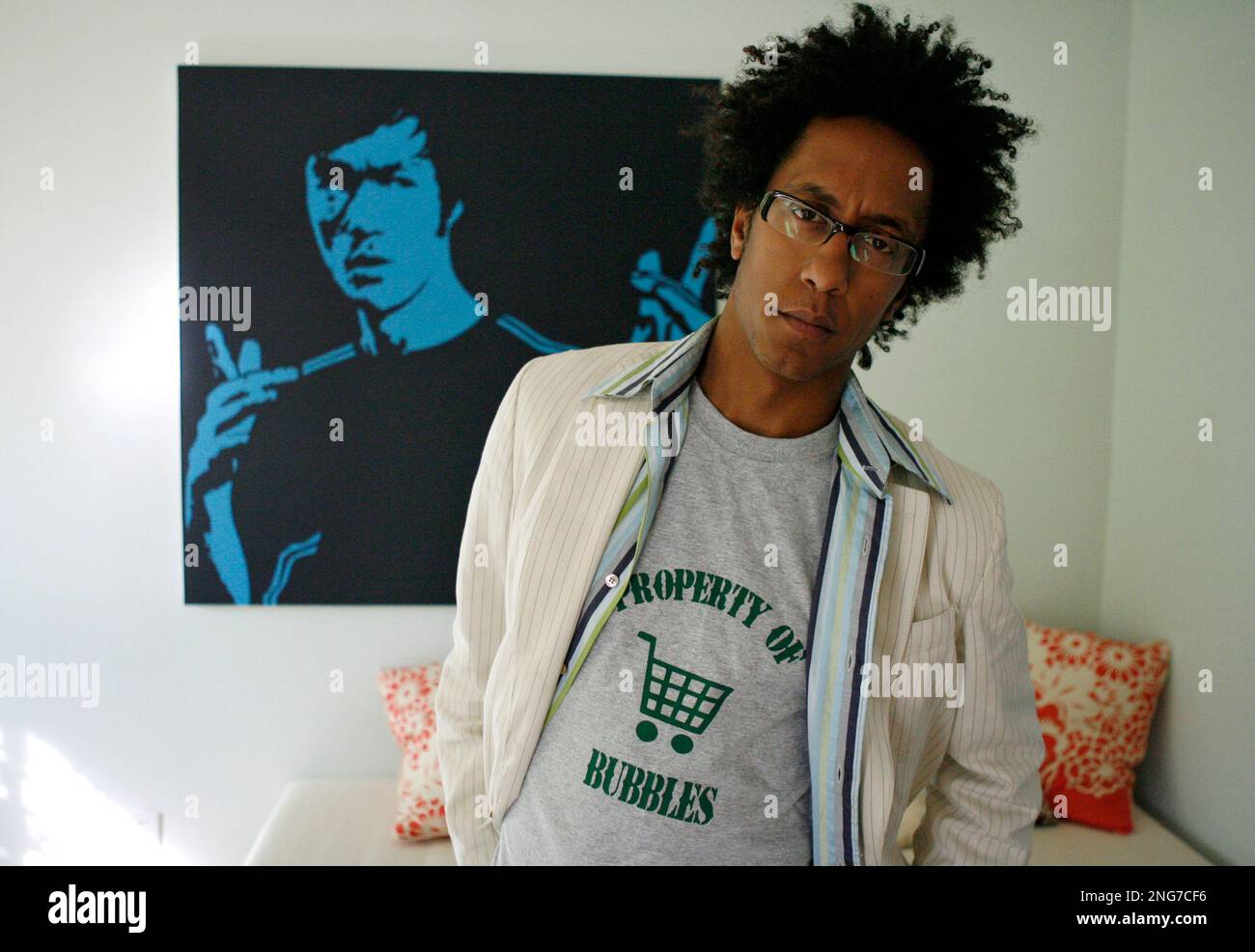 Actor Andre Royo, one of the stars of HBO's "The Wire" crime series ...