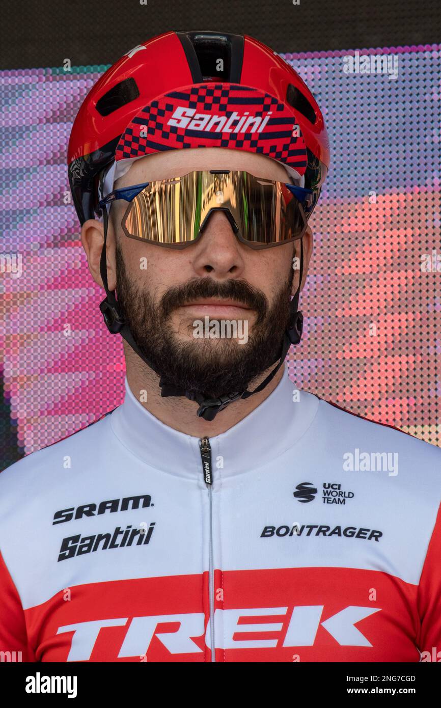Saint Raphael, France. 17th Feb, 2023. Portrait of Julien Bernard, Trek ...