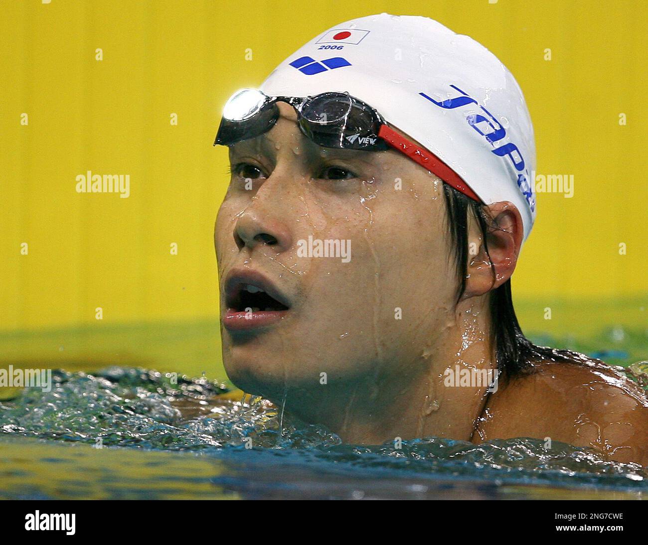 Japan's Ryo Takayasu pauses after finishing his Men's 50m butterfly ...