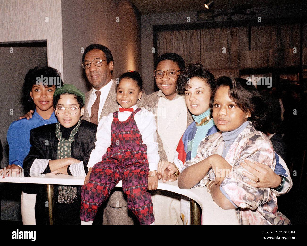 Television cast of "The Cosby Show" poses April 3, 1986. (AP Photo ...