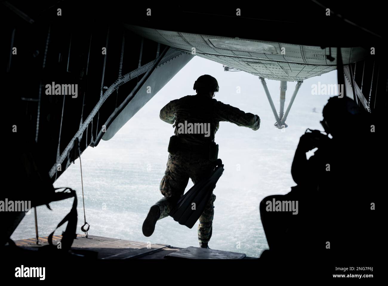 A U.S. Marine with Alpha Company, 2d Reconnaissance Battalion, 2d ...