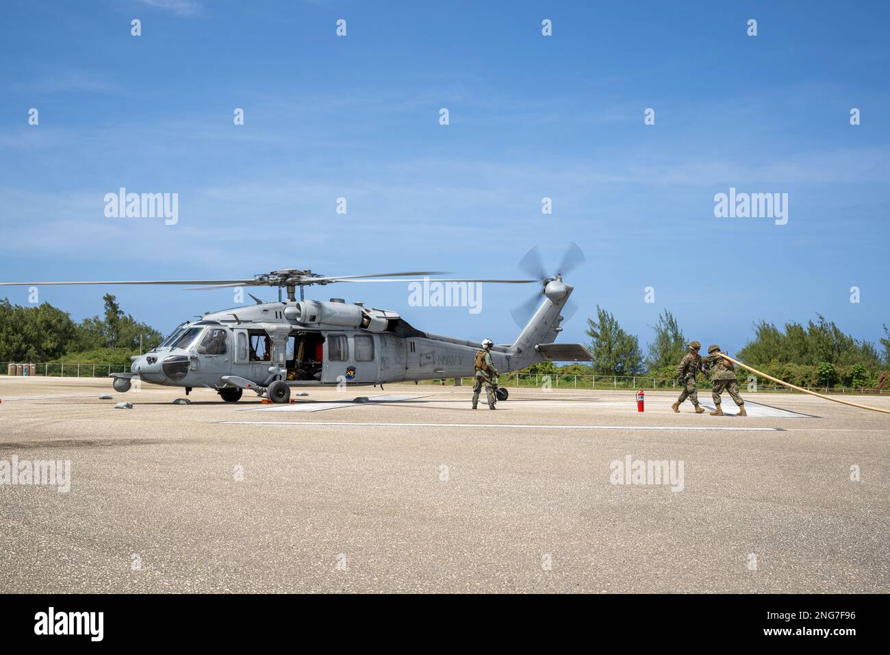 NAVAL BASE GUAM, Santa Rita, Guam (Feb. 14, 2023) Navy Cargo Handling ...