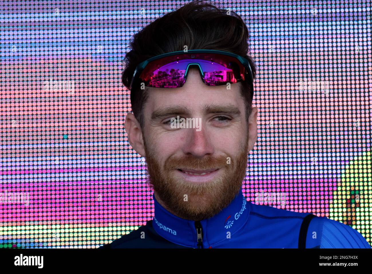 Portrait of french rider Quentin Pacher (team Groupama fdj) during the ...