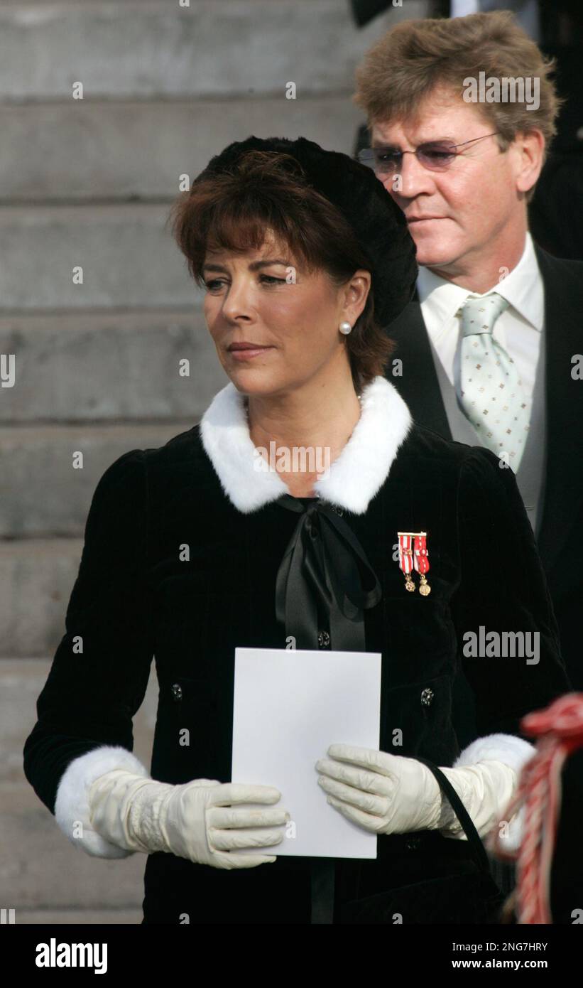 Princess Caroline of Hanover, and her husband Prince Ernst August ...
