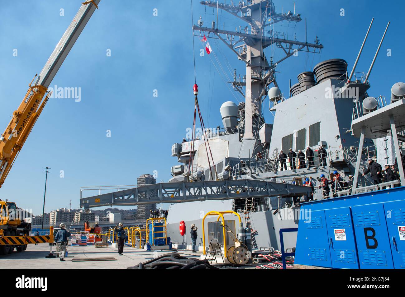 YOKOSUKA, Japan (Feb. 17, 2023) — The Arleigh Burke-class guided ...