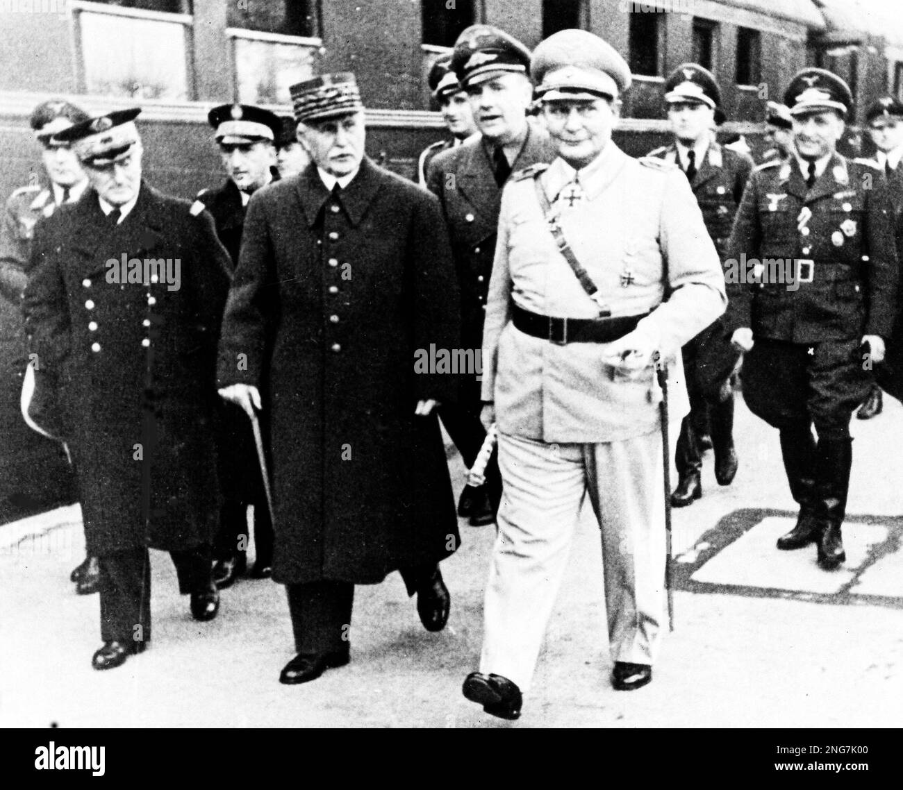 German Marshall Hermann Goering, right, and French Head of Sate of ...