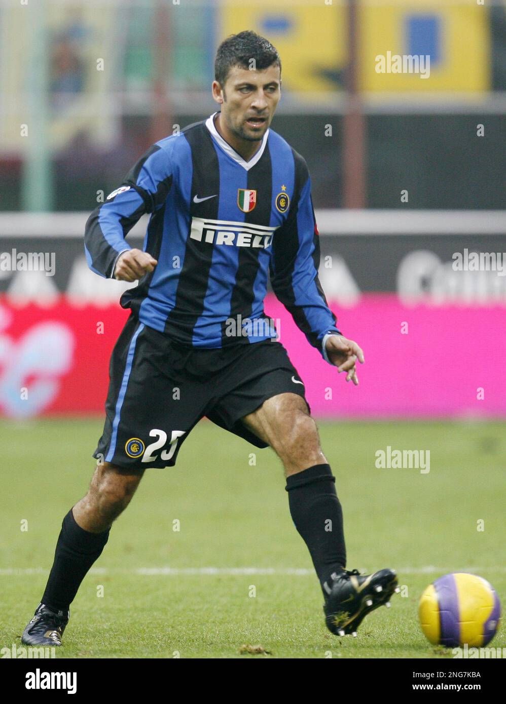 Inter Milan's Walter Samuel of Argentina during an Italian major league ...