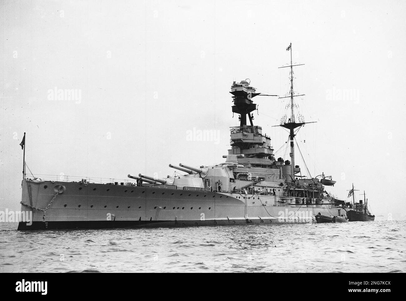 Undated file photo of Britain's Royal Navy battleship, H.M.S. Valiant ...