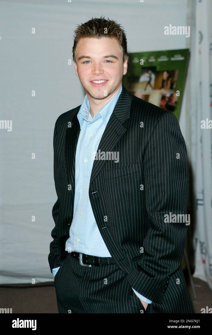Brett Davern poses as he arrives for the premiere of "Beautiful Ohio ...