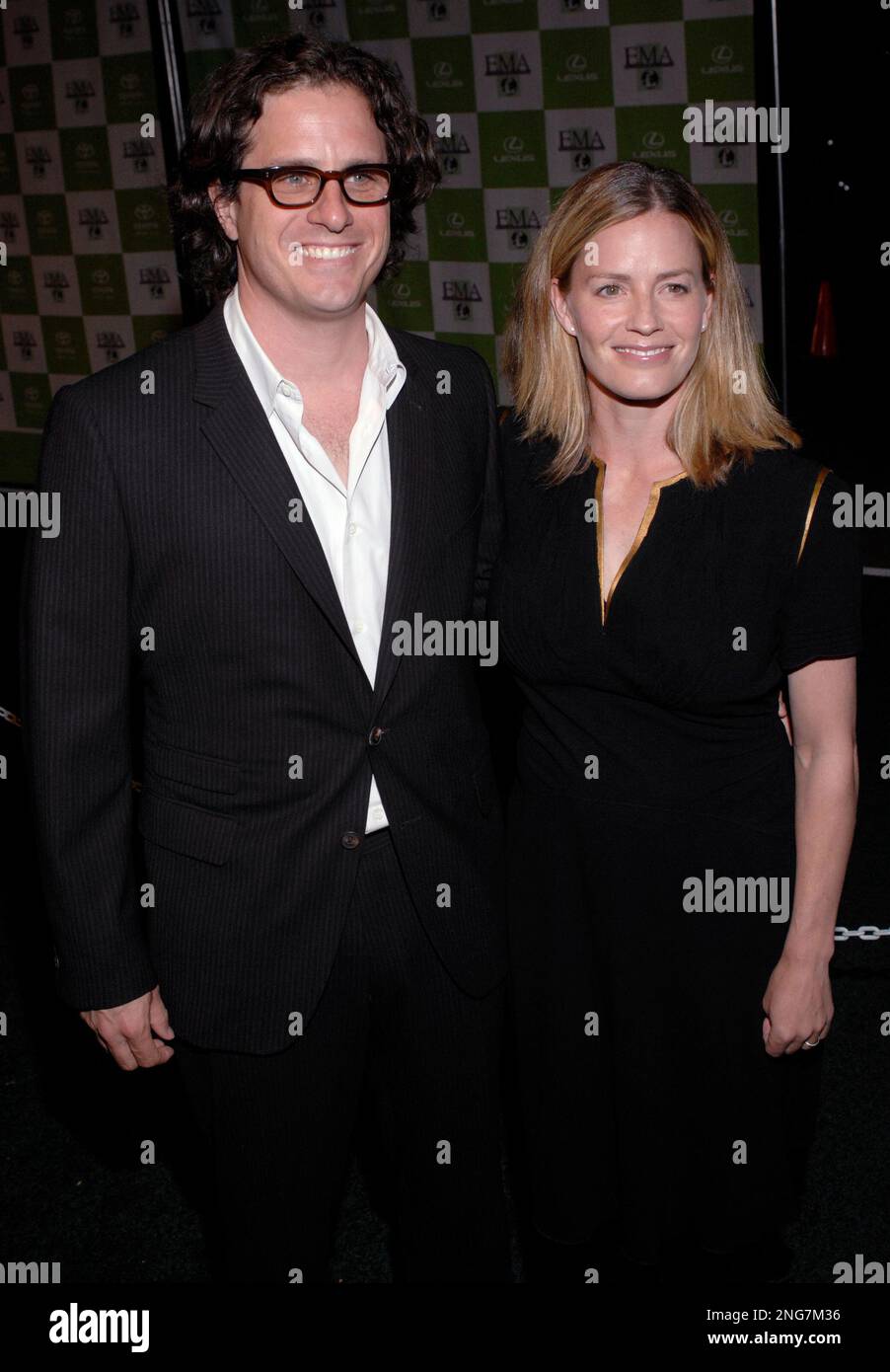 Actress Elisabeth Shue, right, and her husband, Davis Guggenheim ...
