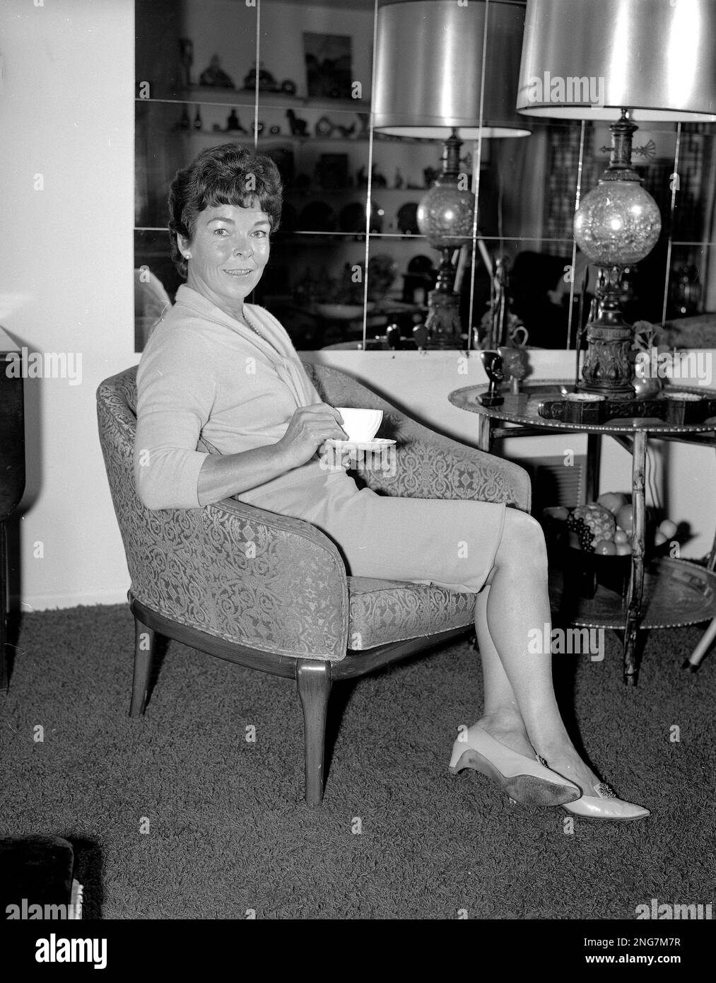 Mrs. Marjorie Farber, in her home, in Sarasota, Fla., Feb. 22, 1967 ...