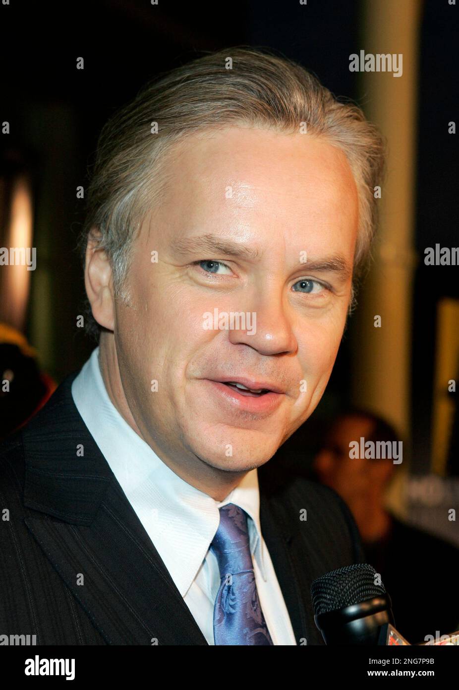 Actor Tim Robbins poses as he arrives at the Los Angeles premiere of ...
