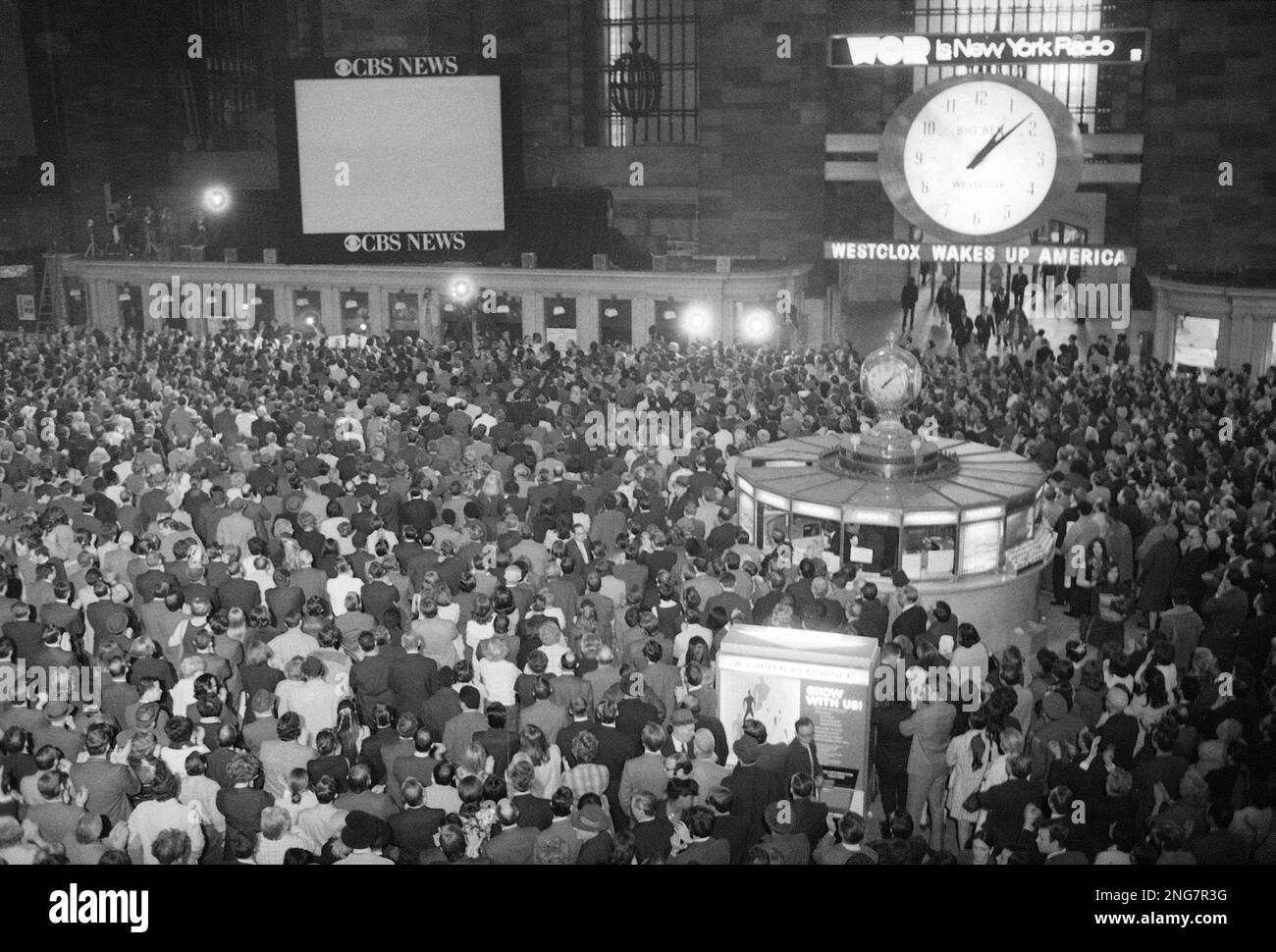 The time is 1:00 p.m. Est, and all eyes are focused on the television ...