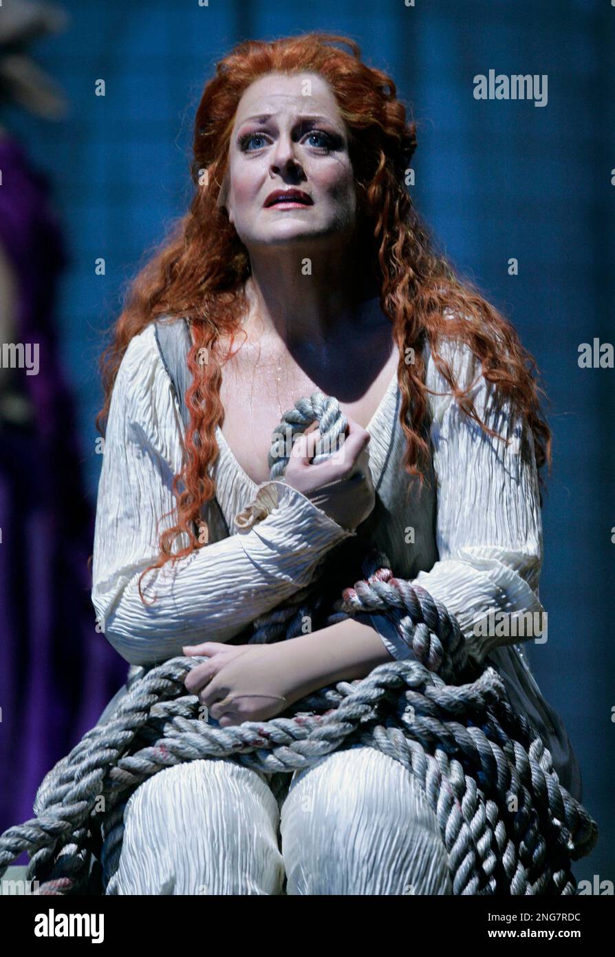 Soprano Deborah Voigt as Salome reflects after being rejected by John ...