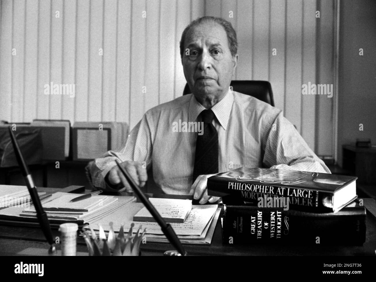 Mortimer I. Adler, above, 74-year-old philosopher and creator of the ...