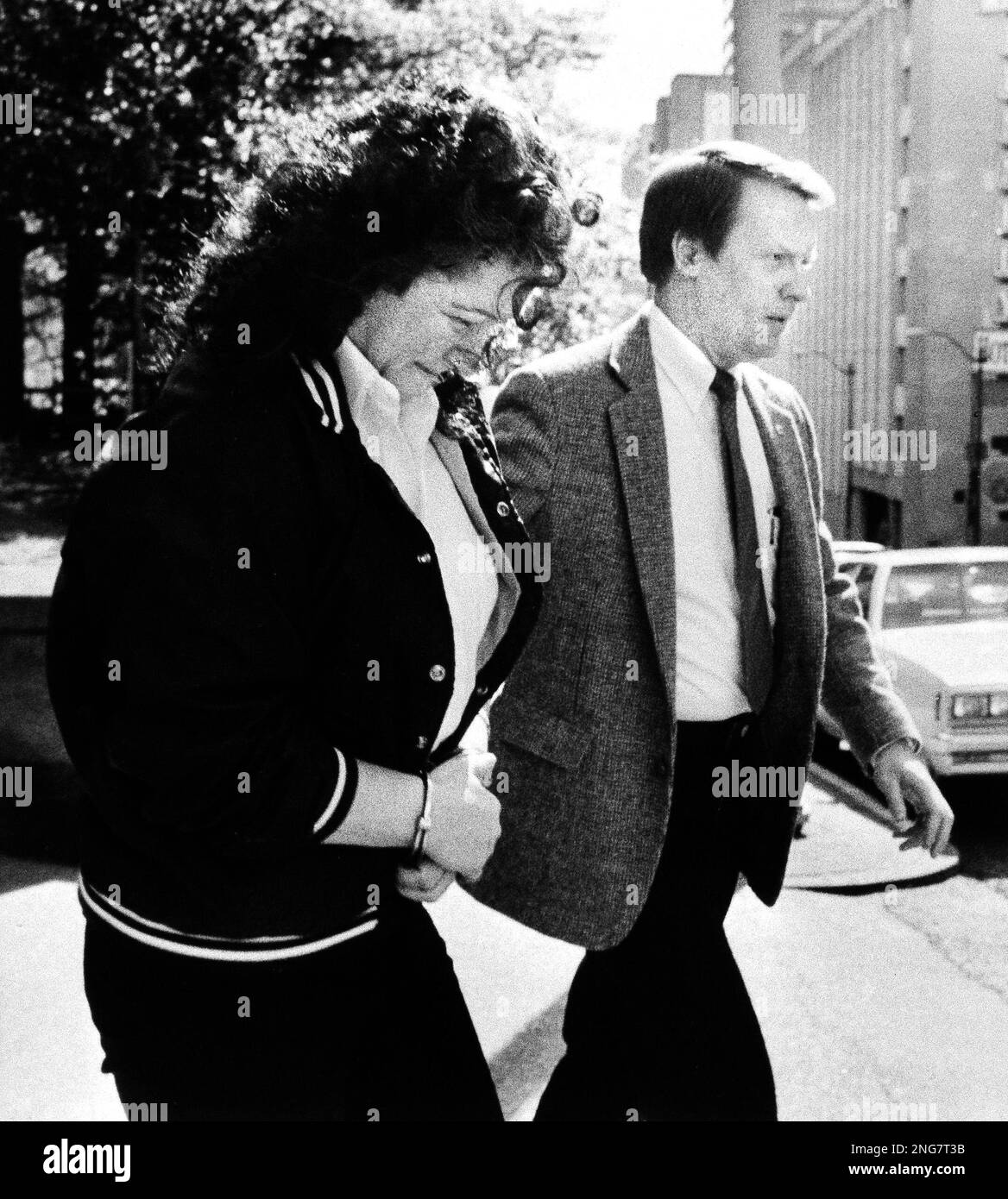 Stella Nickell is taken from the federal courthouse in Seattle May 9 ...