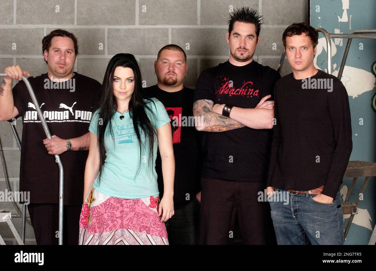 Music group Evanescence is photographed in New York, Oct. 2, 2006. From ...