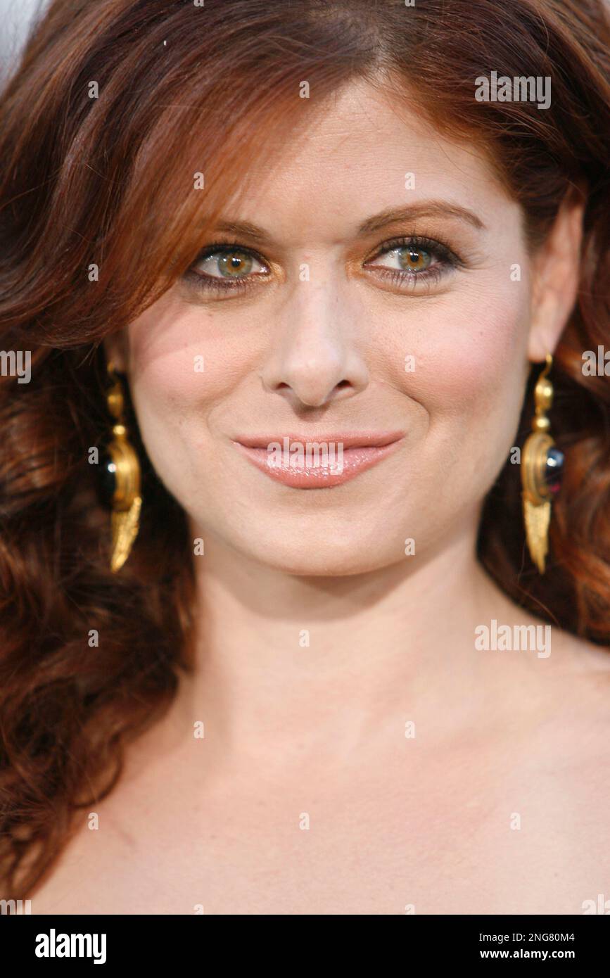 Actress Debra Messing poses for photographers at the premiere of "Open ...