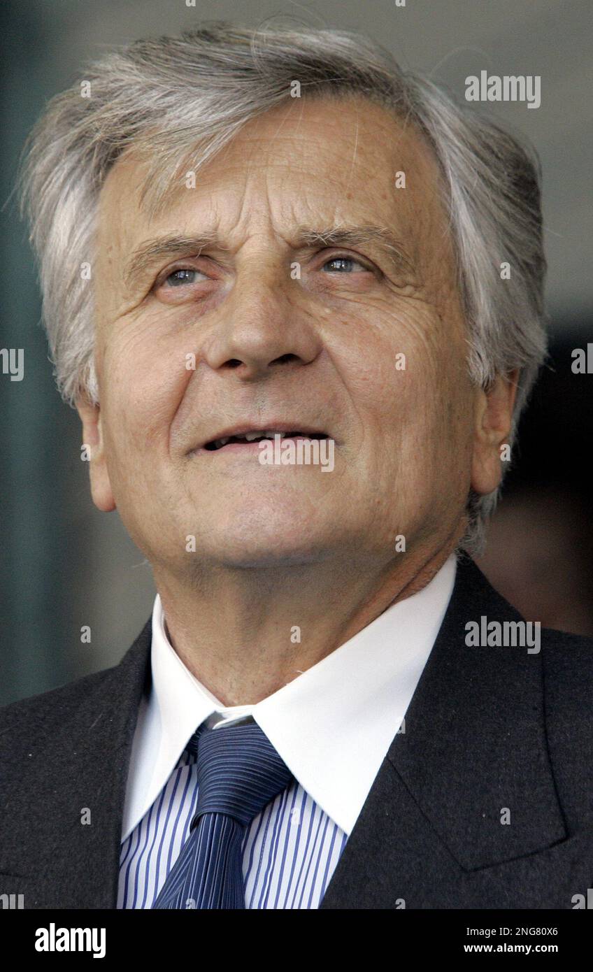 Der EZB-Praesident Jean-Claude Trichet in Berlin am Montag, 4 ...