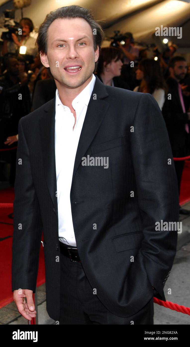 Christian Slater arrives on the red carpet for the gala premiere of ...