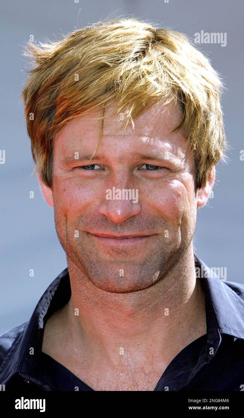 U.S. actor Aaron Eckhart arrrives for the screening of his latest film ...