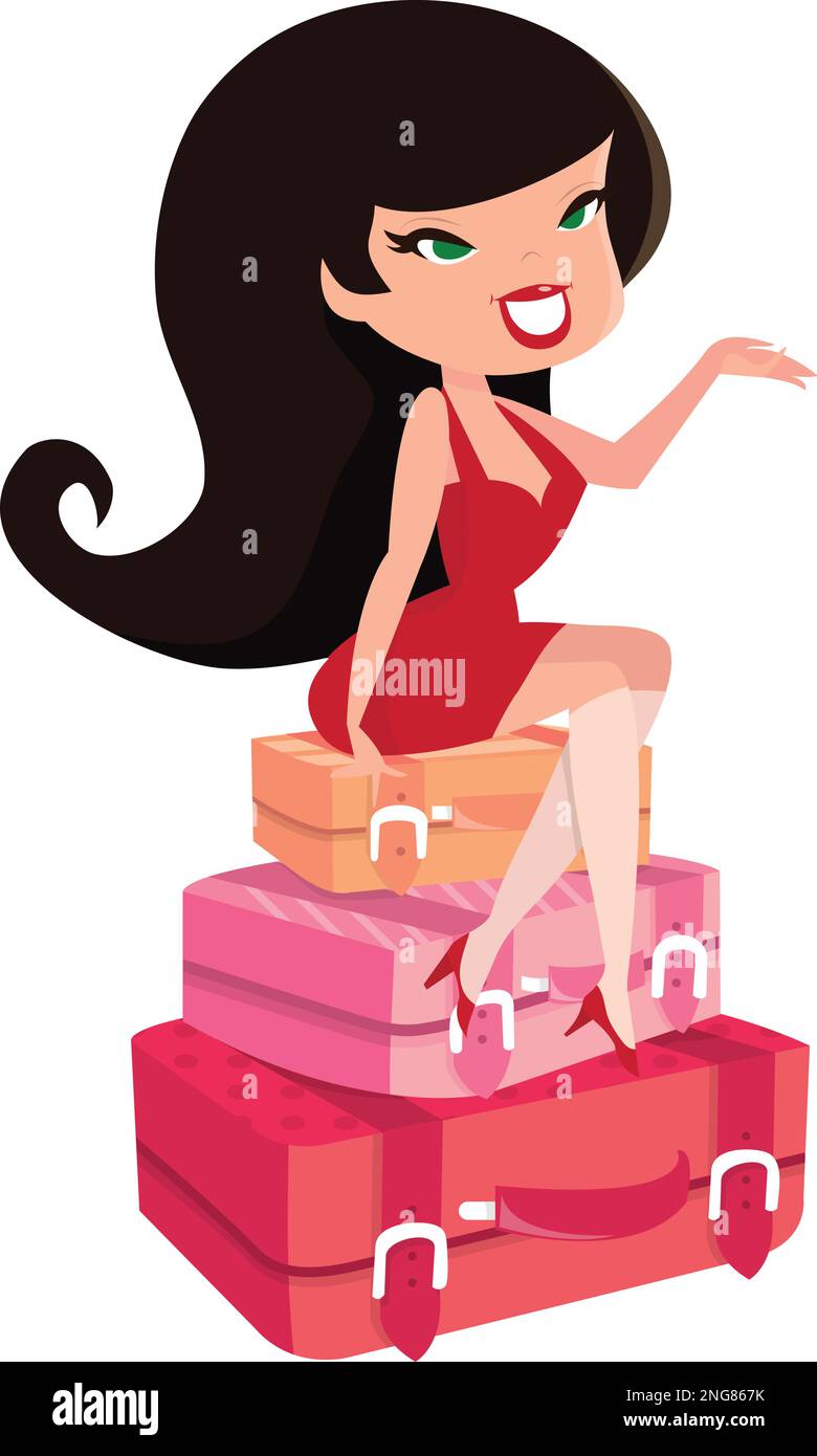 Happy pin up Stock Vector Images - Alamy